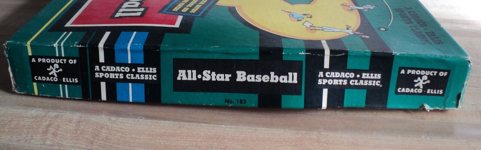 1955 CADACO ELLIS All Star Baseball Board Game COMPLETE | eBay