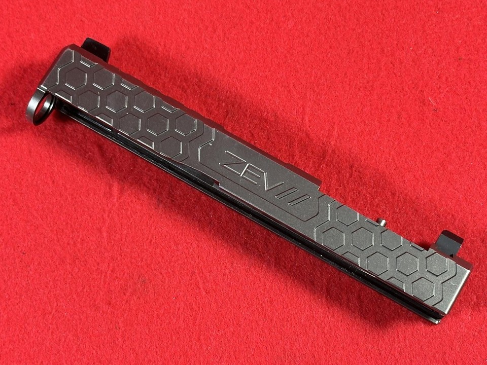 ZEV Technologies Hex Slide Glock 19 G19 Gen 4 9mm Grey RMR Cut SCREWS ...