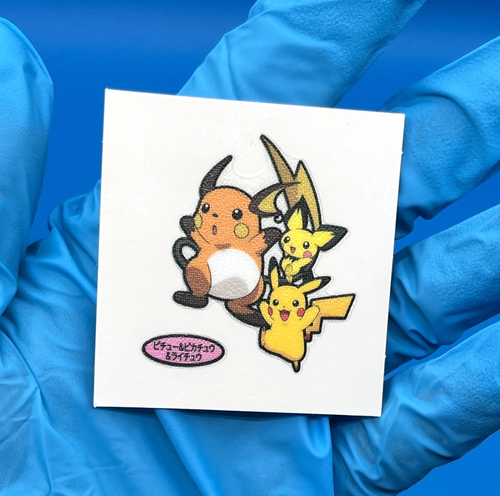 Pikachu Raichu Pichu Pokemon Bread Sticker Deco Chara Japan | eBay