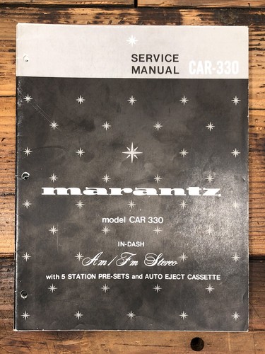 Marantz CAR-330 Car Radio Service Manual *Original* | eBay
