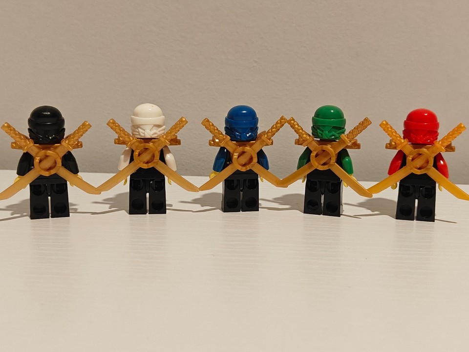 NEW Ninjago Lloyd Jay Kai Zane Cole The Final Battle Custom Lego ...