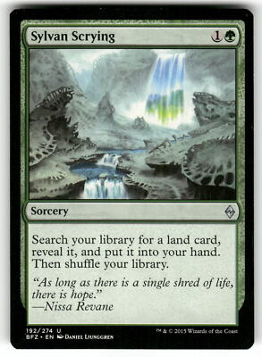 Sylvan Scrying 192 Battle for Zendikar Magic the Gathering MTG | eBay