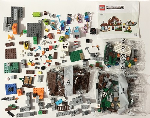 LEGO MINECRAFT The Abandoned Village & Other Sets - Incomplete W 7 ...