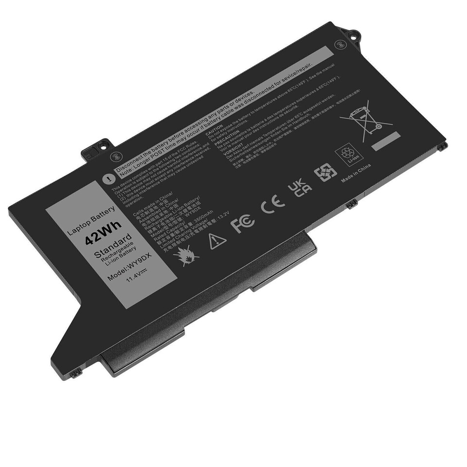 WY9DX Laptop Battery For Dell Latitude 5420 5520 11.4V 42Wh Type 005R42 ...