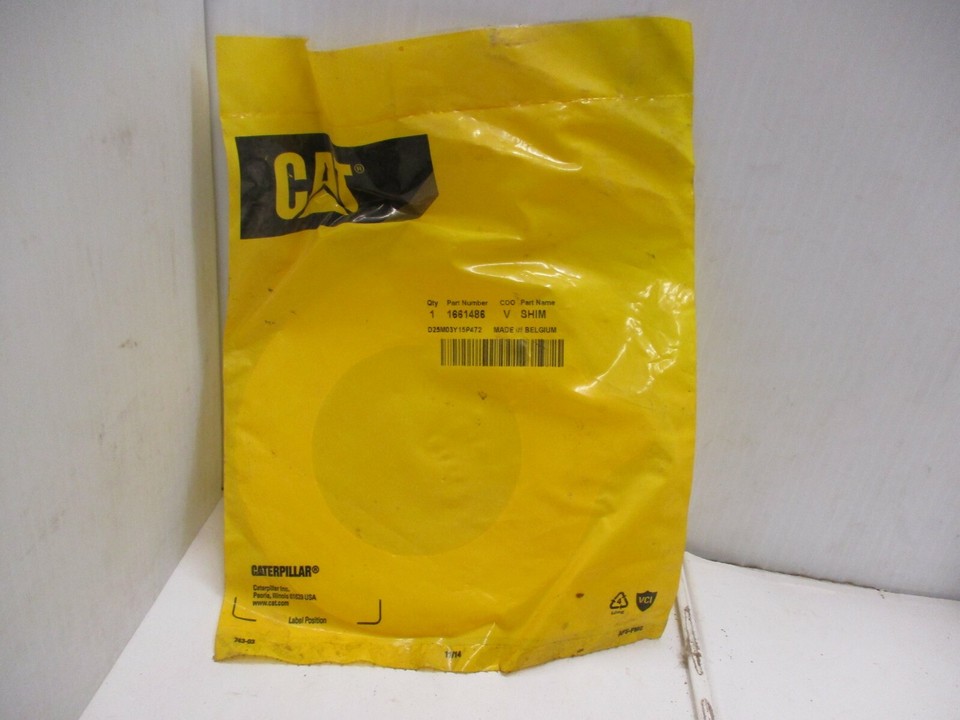 CATERPILLAR Shim 166-1486 Cat 1661486 | eBay