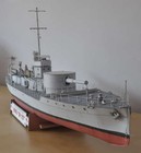 1:100 British Royal Navy HMS M15 M15-class monitor DIY Handcraft Paper ...