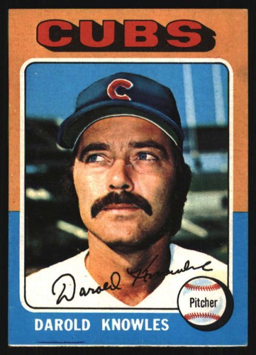 1975 Topps Mini #352 Darold Knowles EX/EX+ Cubs 607157 | eBay