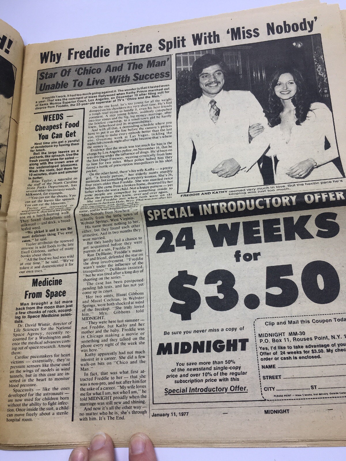 Vtg Midnight Tabloid Newspaper 1977 | eBay