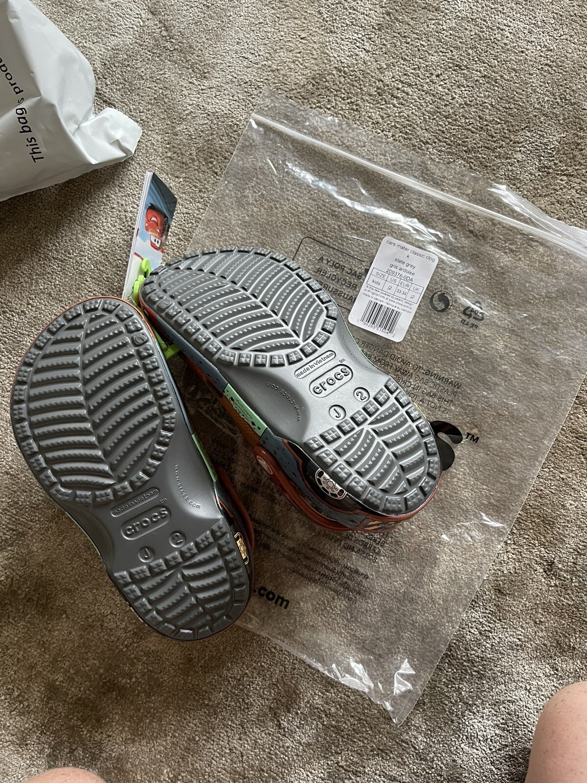 Crocs X Disney Pixar Tow Mater Crocs Size Uk J2 Limited Edition | eBay UK