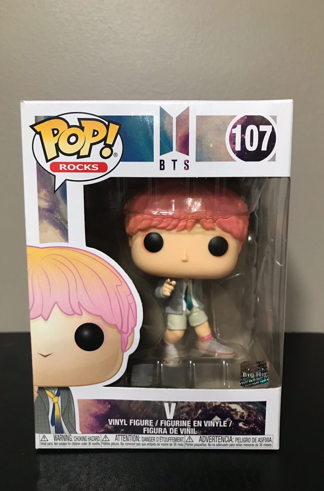 FUNKO POP! ROCKS BTS #107, V Vinyl Collectible Figure K-Pop | eBay
