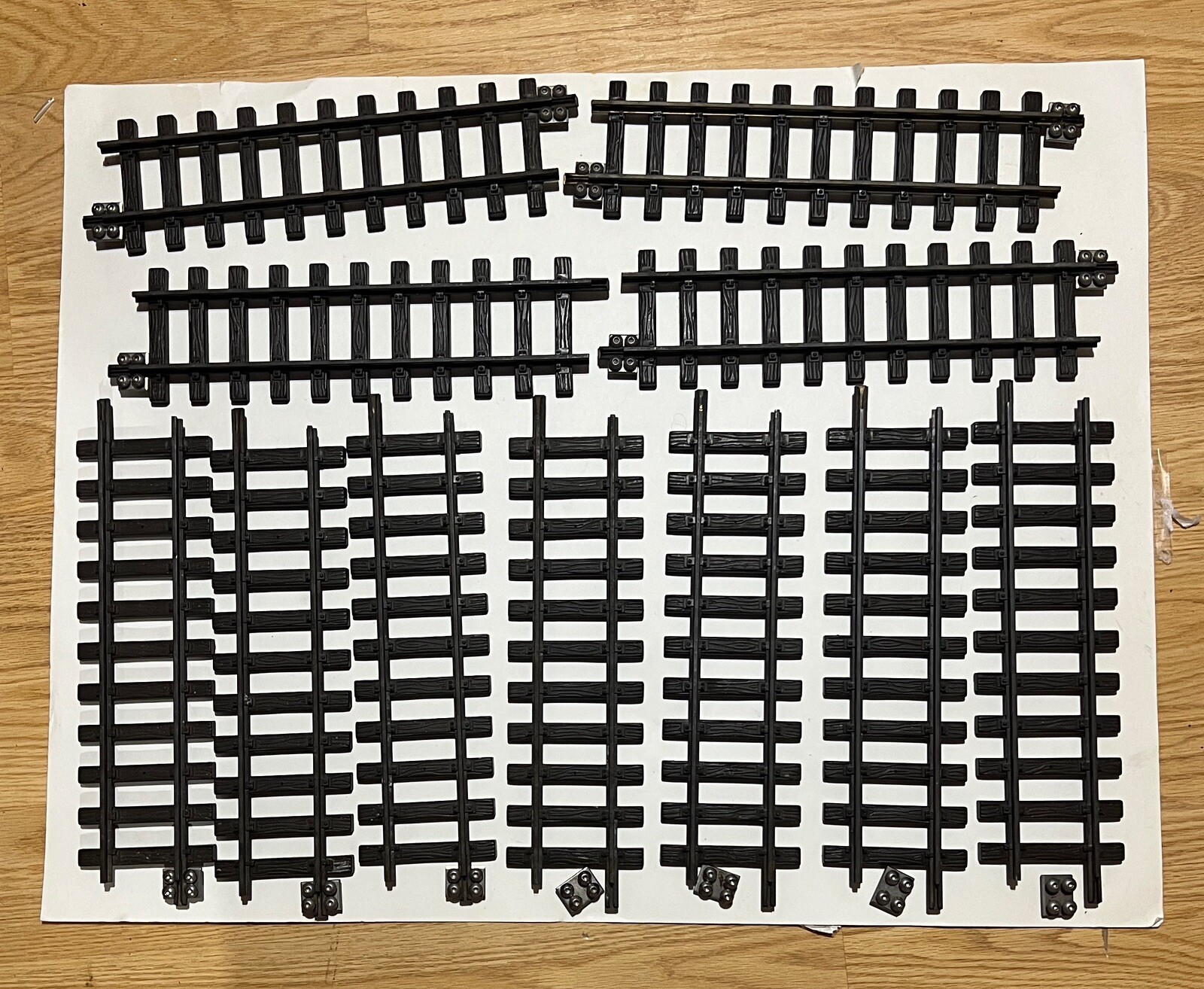 LGB 1000 Train Tracks, 11 Pieces , G Scale Straight Train Track Garden ...