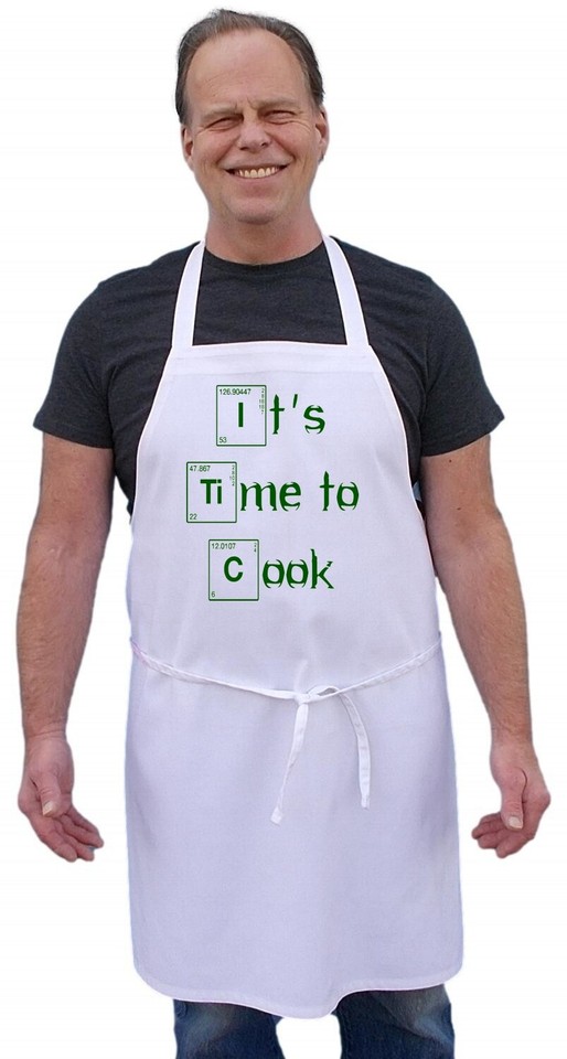 Breaking Bad Merchandise It's Time To Cook Novelty Chef Apron by ...