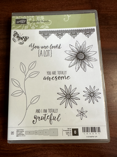 Stampin Up Unmounted Stamp Set ~ Grateful Bunch | eBay