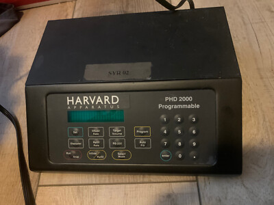 Harvard Apparatus PHD 2000 Programmable Infusion Syringe Pump ...