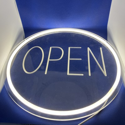 Led Neon Warm White Open Sign | eBay