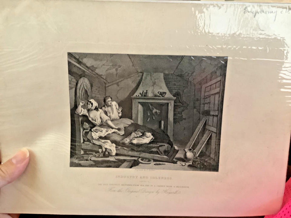 All 12 Antique Engravings by William Hogarth, 1850, Industry and ...