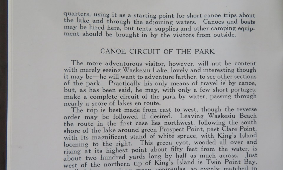 dt32 Prince Albert National Park 1927-28 / canoeing, moose, white ...