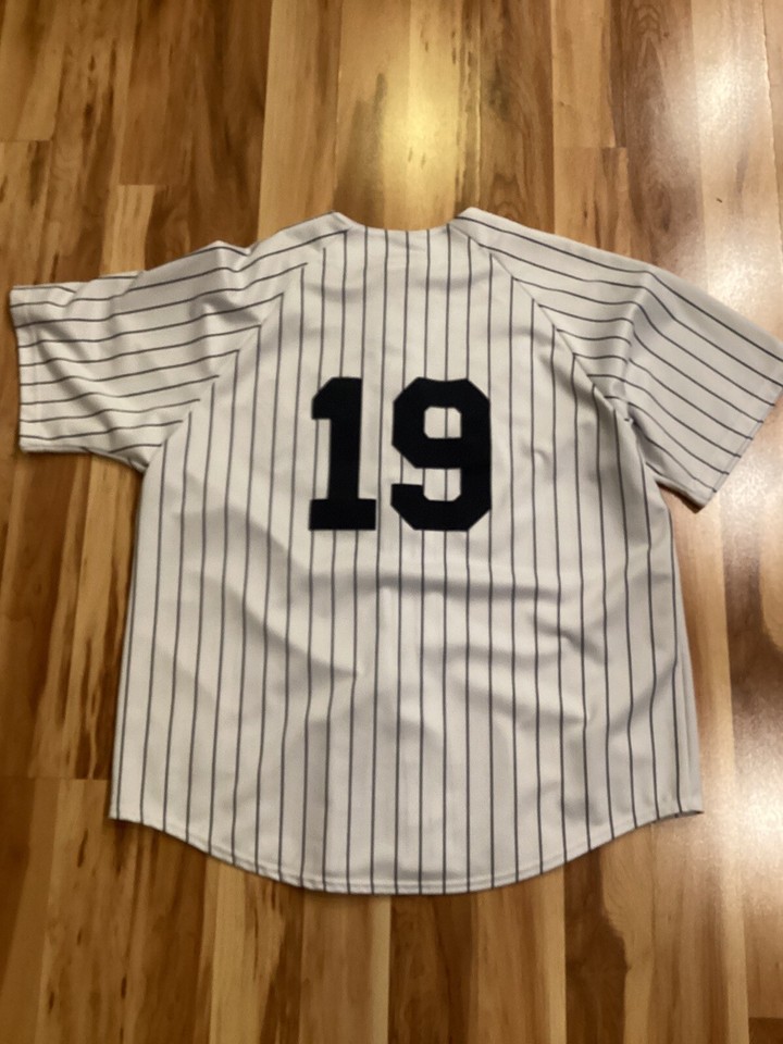 Majestic New York Yankees Pin Striped Baseball Jersey Mens XL Extra ...