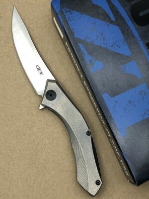 NEW ZERO TOLERANCE ZT 0460Ti PLAIN EDGE KNIFE ZT0460Ti 20CV STEEL ...