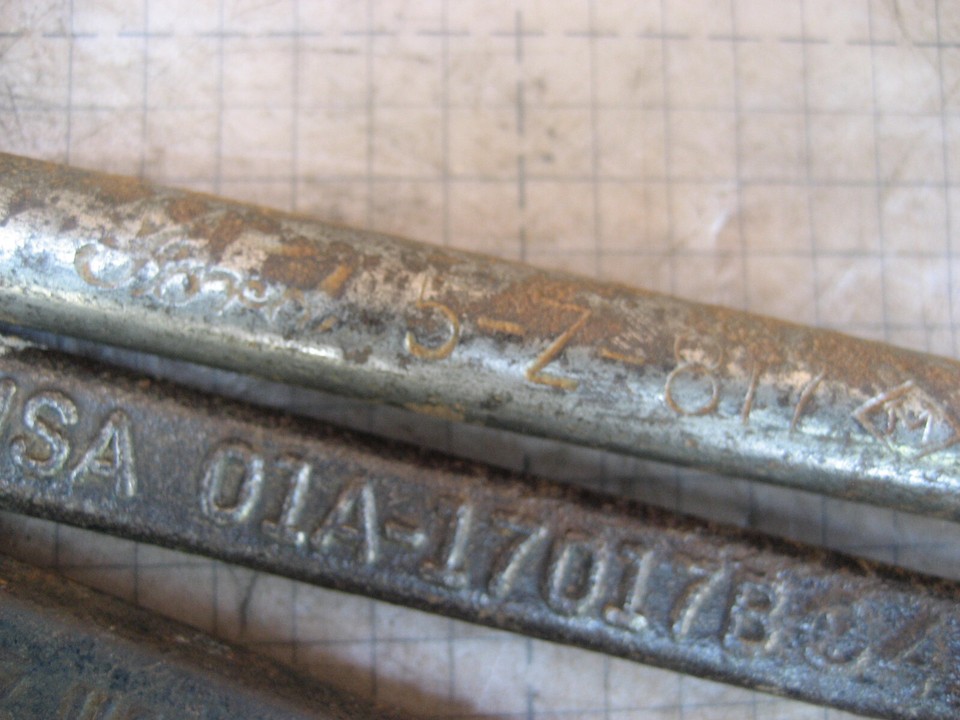 Lot Of 16 Antique Vintage Ford Wrench Old Car Tractor Farm Rusty Tools ...