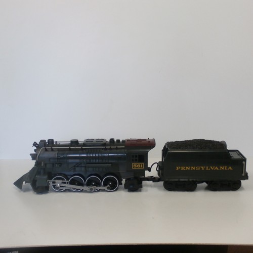 Lionel Battery Operated Pennsylvania Flyer Freight Locomotive & Tender ...