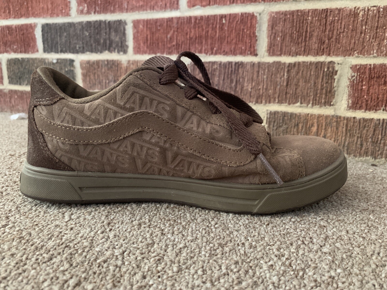 Vans MacGyver Brown Leather Skateboard Sneakers Shoes… - Gem