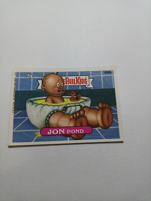 Garbage Pail Kids John Pond 496B | eBay