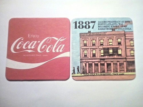 Vintage COCA COLA 1887 - Cat No'?? - Beermat / Coaster | eBay.de