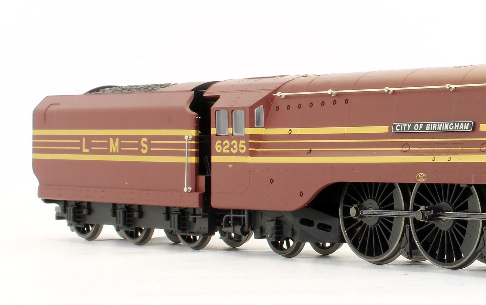 HORNBY 'OO' GAUGE R2205 LMS 4-6-2 'CITY OF BIRMINGHAM' 6235 STEAM ...