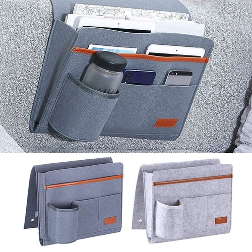 Pockets Sofa Side Pouch Bedside Bag Hanging Couch Bedside Storage ...