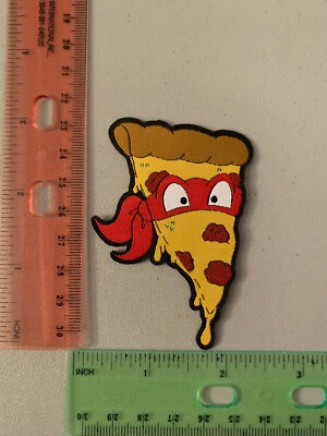 Ninja Turtles Tmnt Pizza Pals Iron-on Embroidered Hard Rock Band Patch ...