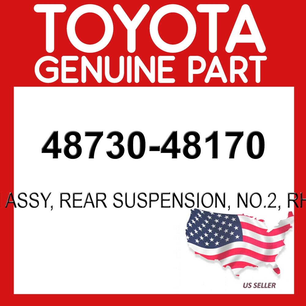TOYOTA GENUINE 48730-48170 ARM ASSY, REAR SUSPENSION, NO.2, RH/LH OEM ...