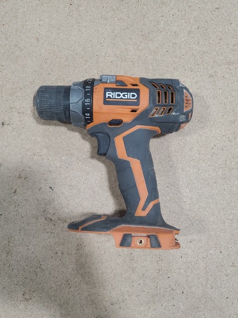RIDGID Fuego R86008 18V Lithium Ion Compact Cordless Drill Driver ...