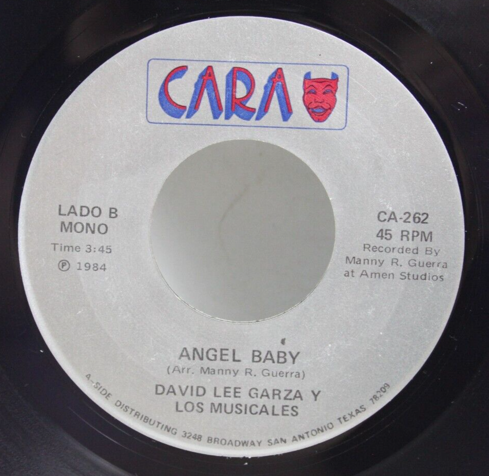 David Lee Garza 45 7" Angel Baby - Chicano Soul Latin Tx R&B Tejano ...