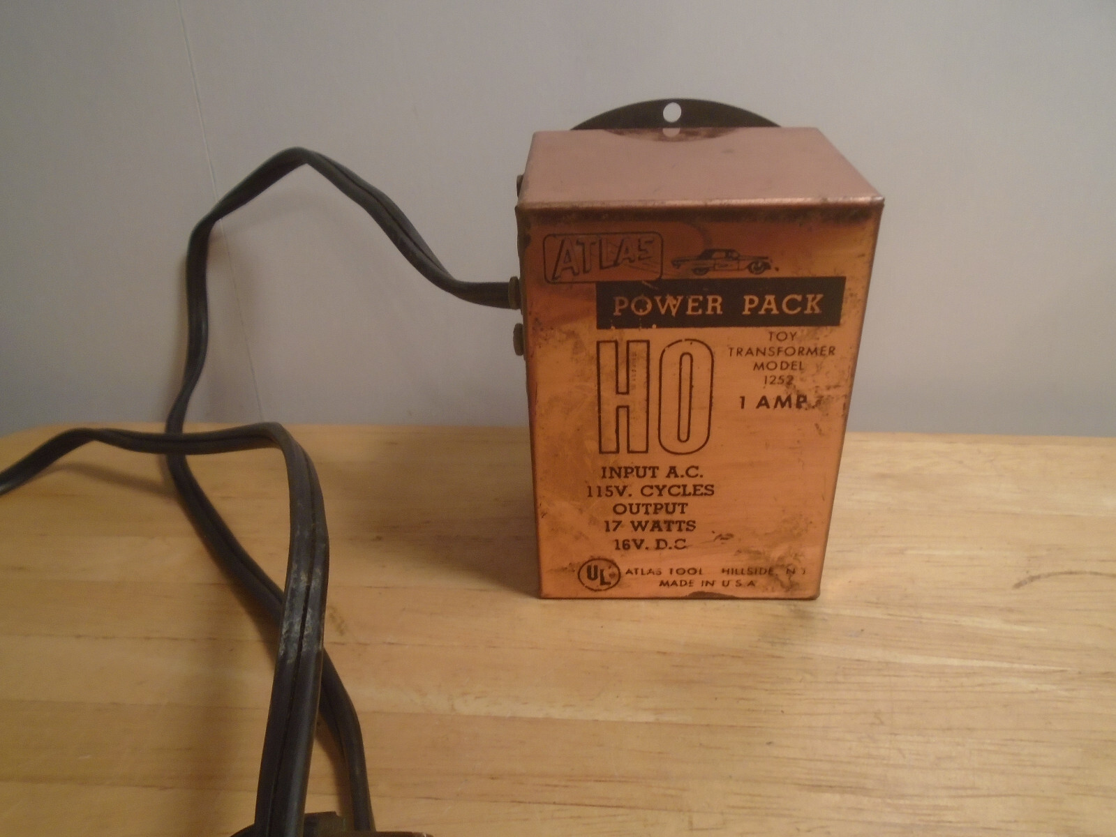 ATLAS #1252 HO POWER PACK 1 AMP 17 WATTS 16V. D.C. OUTPUT TESTED | eBay
