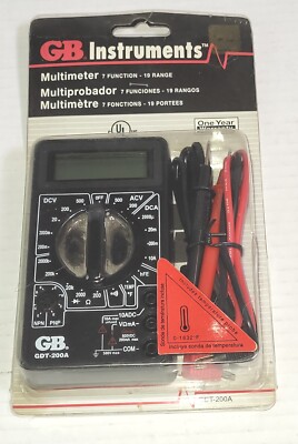 Multimeters - Gb Instruments