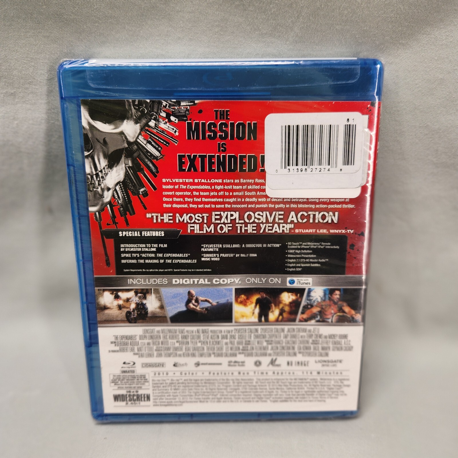 The Expendables (Extended Director's Cut) (Blu-ray, 2010) for sale ...