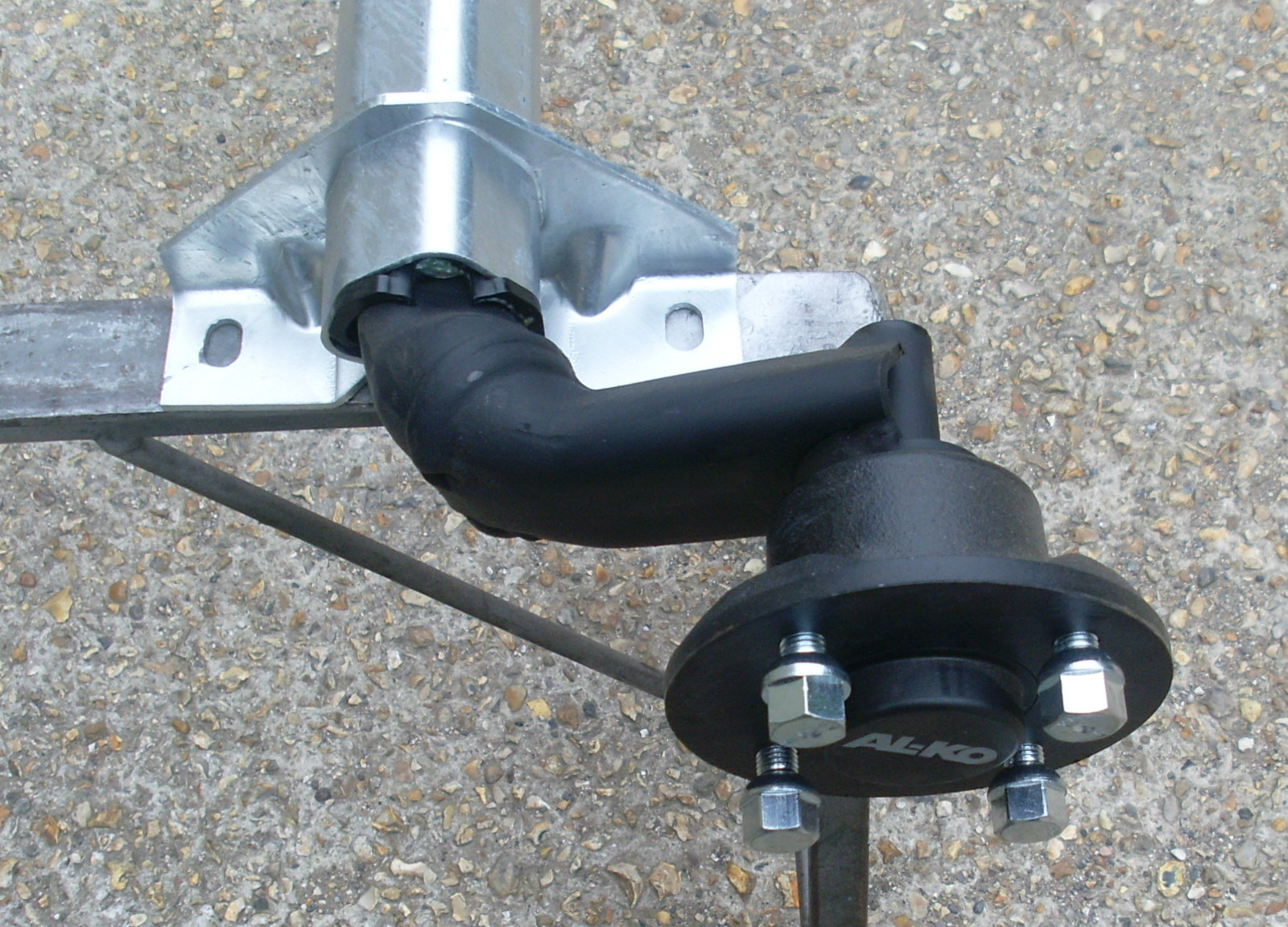 AL-KO 750KG TRAILER AXLE 4 STUD 100MM PCD 1200MM MBC - UNBRAKED - ALKO ...