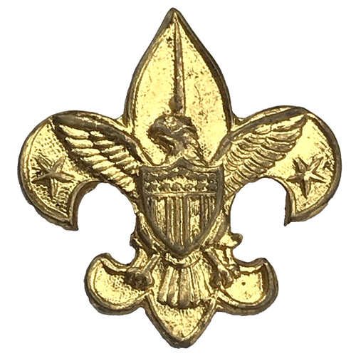 Boy Scouts of America Vintage BSA Pin Gold Tone 1920s With 1930s Clasp ...