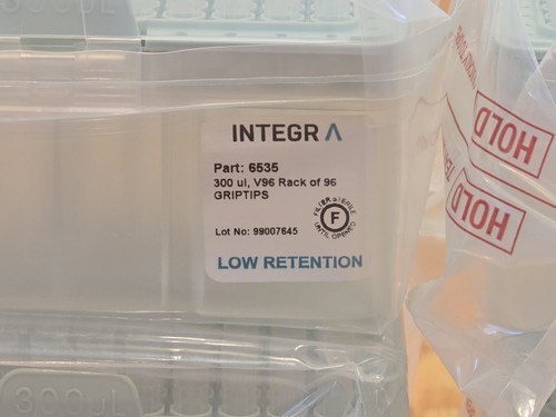 Integra 6535 Low Retention GripTips 300 µl V96 Rack of 96 Tips | Qty 6x ...