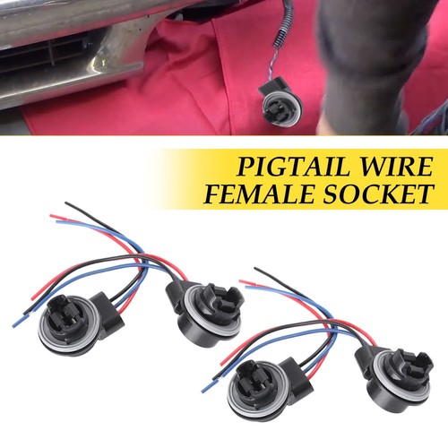 3157 4157 3057 3357 3457 Light Bulb Brake Turn Signal Light Socket ...