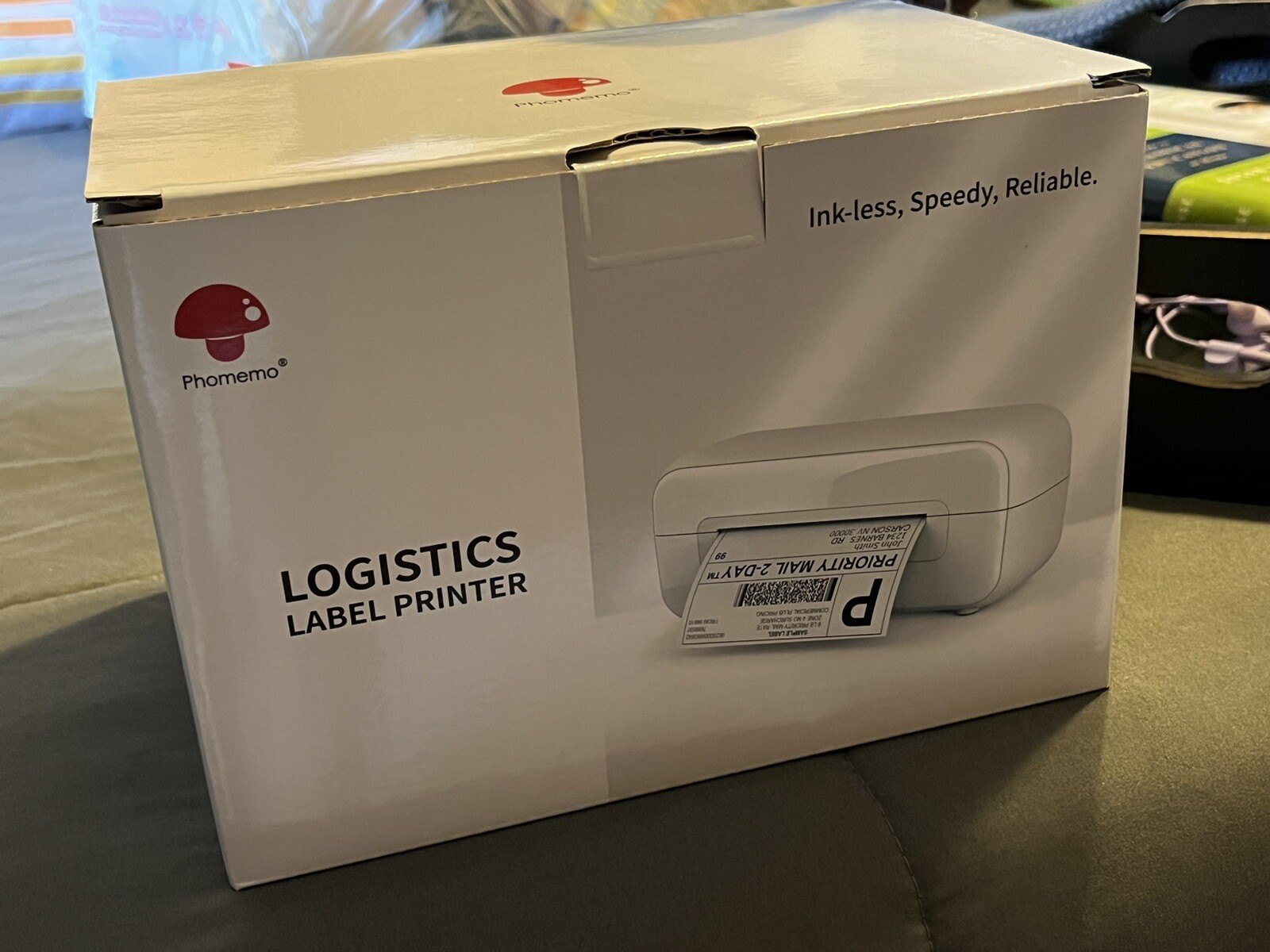 Phomemo PM-246S Logistics 4" x 6" Direct Thermal Shipping Label Printer ...