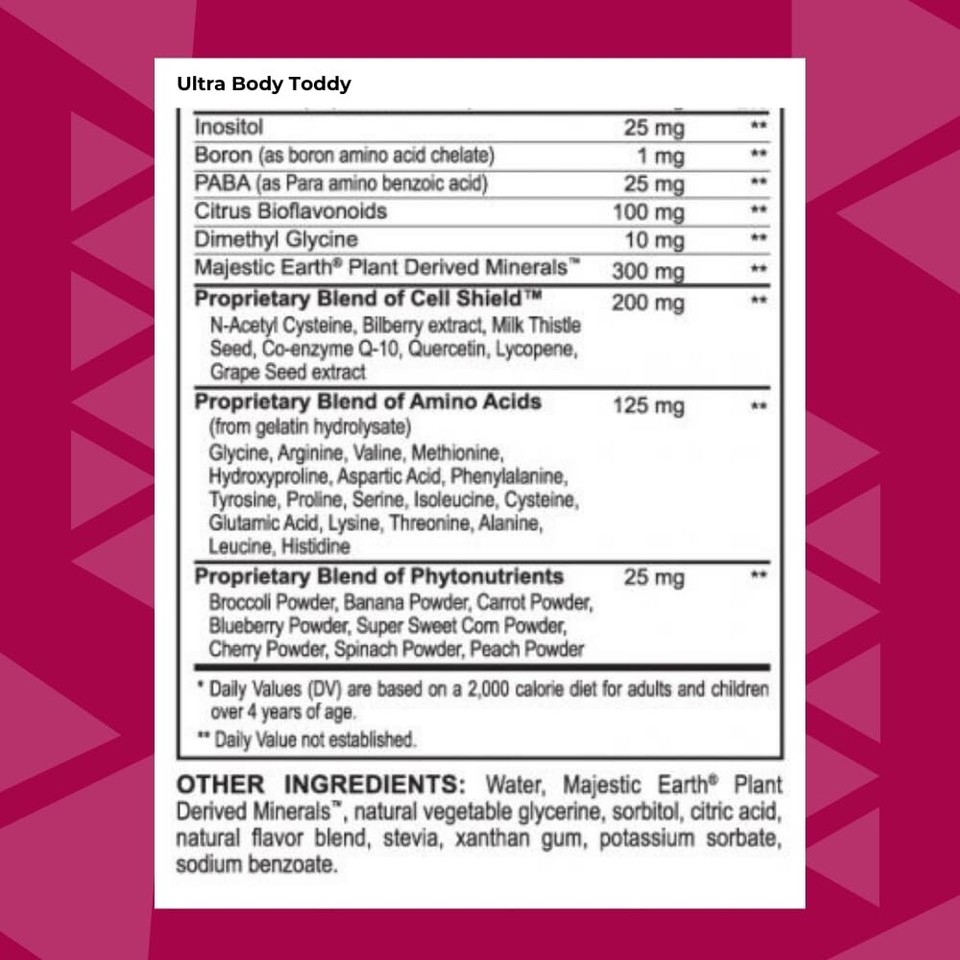 Dr. Wallach Liquid Ultra Body Toddy with Cell Sheild FREE SHIPPING (2 ...