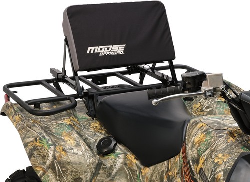Moose Offroad Universal ATV Backrest Black 3550-0487 | eBay
