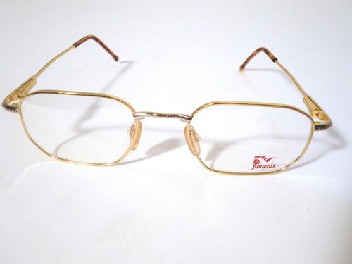 Phoenix Italy Italian Designer Eyeglasses Frames Gold lf293 47-18 135 ...
