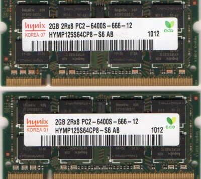 4GB (2X 2GB Kit) Acer Aspire 5100/5220/5610 Series DDR2 Laptop Memory ...