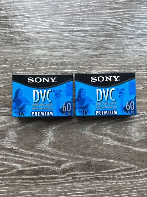 Sony Mini DV Digital Video Cassette DVC 2 Pack 60min Premium Tapes ...