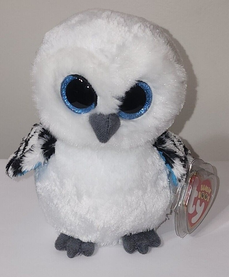Ty Beanie Boos SPELLS the Owl Glitter Eyes 6" NEW MWMTs Plush Stuffed ...