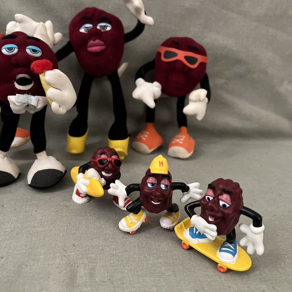 California Raisins Mixed Lot Vintage Figures Plush Watch Keychain Wind ...