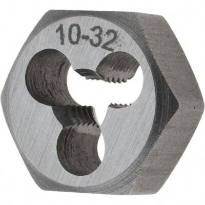 Import 765 10-32 Hex Rethreading Die: #10-32 Thread, Right Hand, Carbon ...